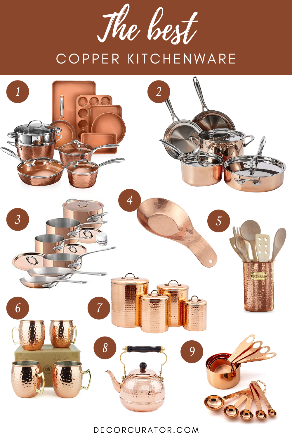 The Best Copper Kitchenware - Decor Curator