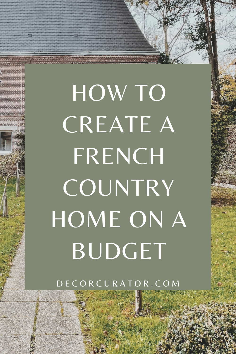 Typical French Home